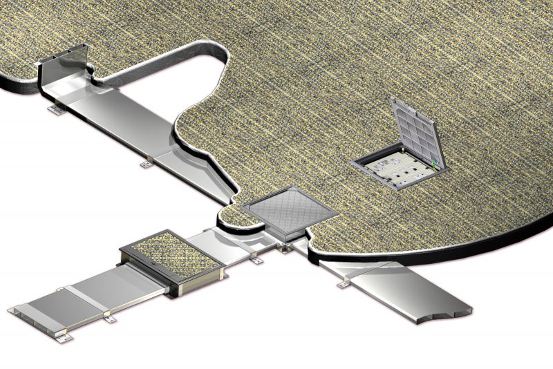 Underfloor Trunking System - Davis